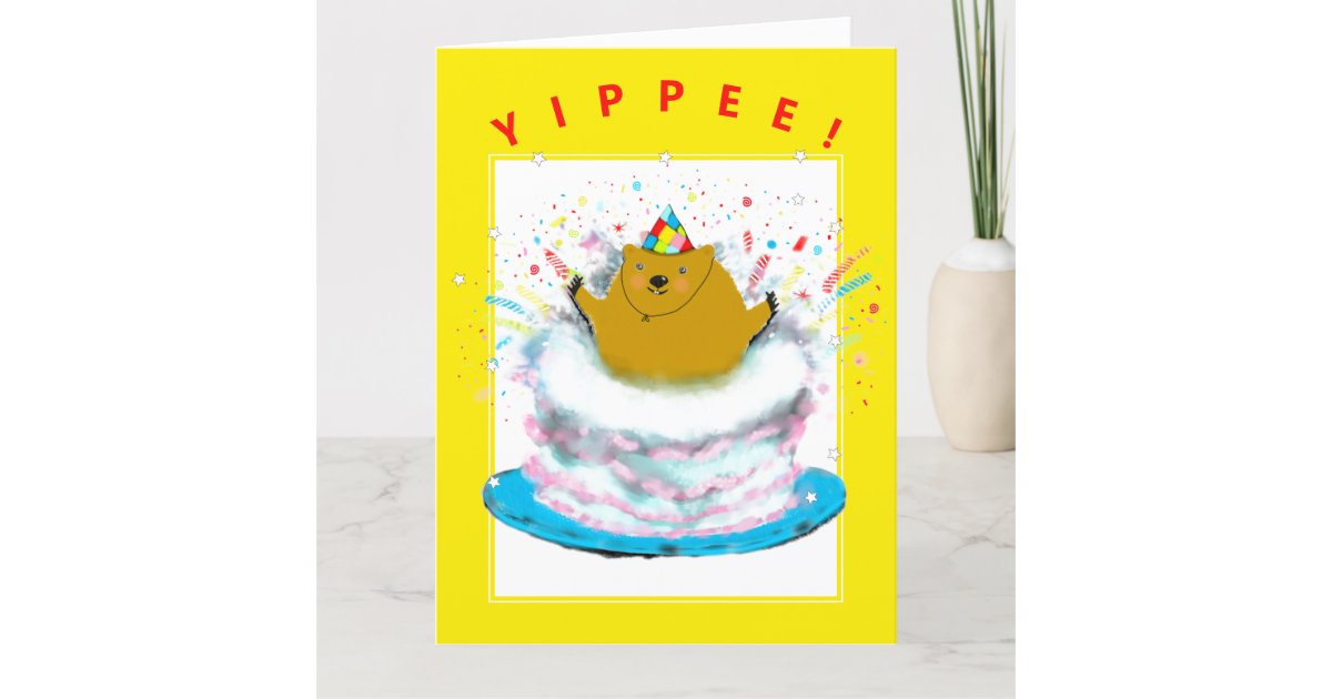 Groundhog Birthday Card | Zazzle
