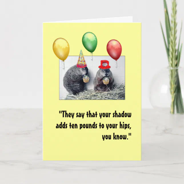 Groundhog Day Birthday Card | Zazzle