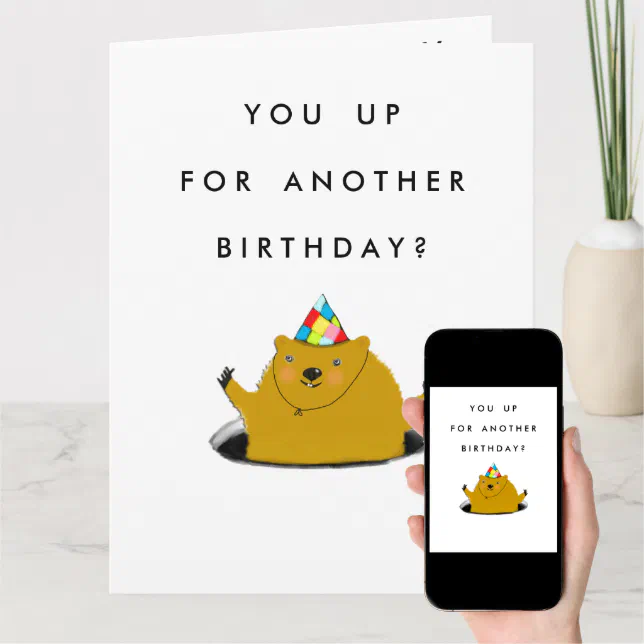 Groundhog Day Birthday Card | Zazzle
