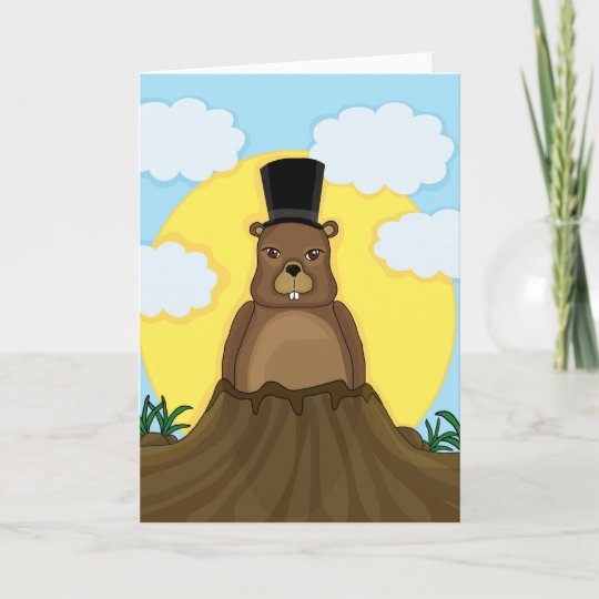 Groundhog day card | Zazzle.com