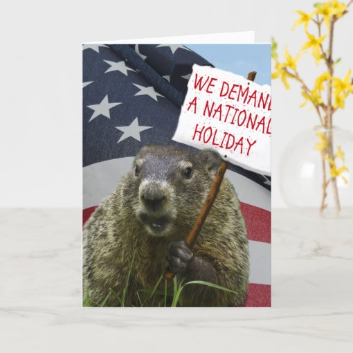 Groundhog Day Card | Zazzle