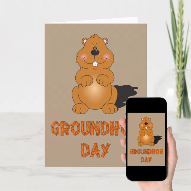 GROUNDHOG DAY GREETING CARD | Zazzle
