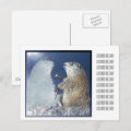 Groundhog Day Ice Sculpture Postcard | Zazzle