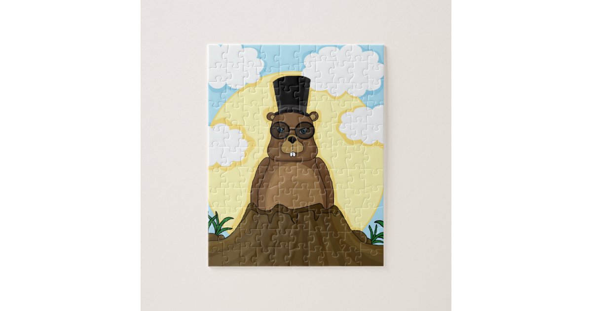 Groundhog day jigsaw puzzle | Zazzle