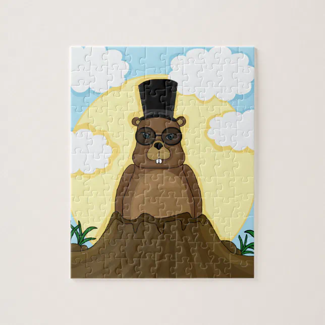Groundhog day jigsaw puzzle | Zazzle