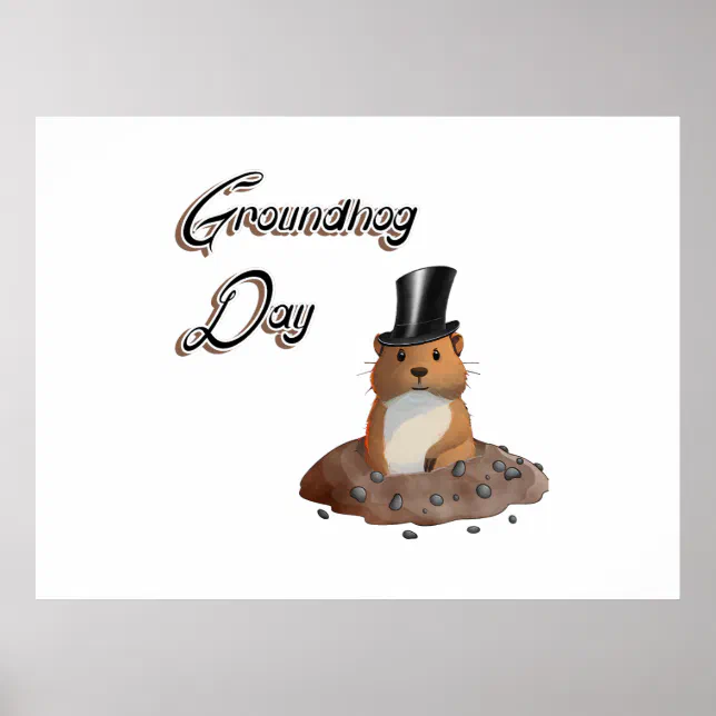 groundhog day Poster | Zazzle