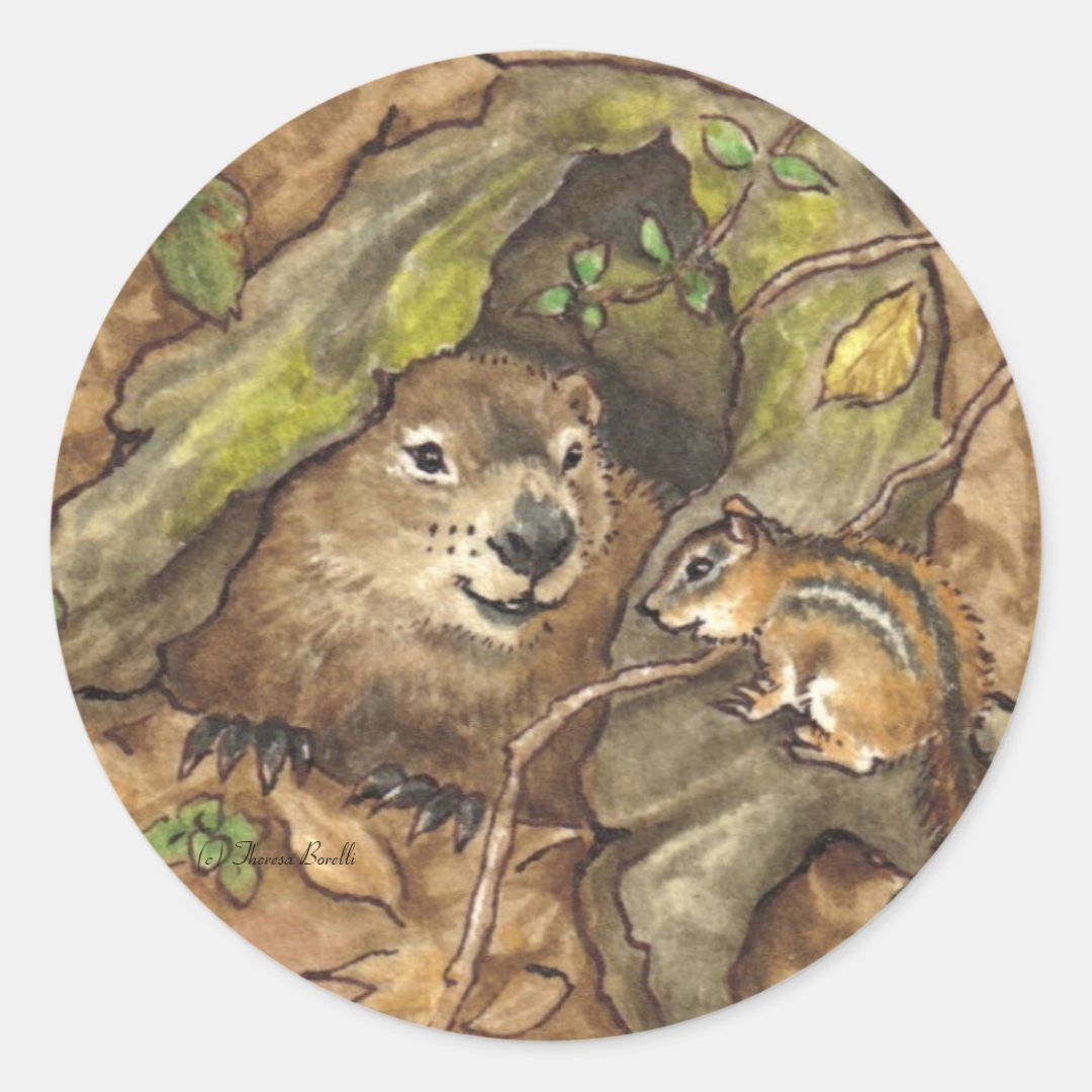 Groundhog Stickers | Zazzle