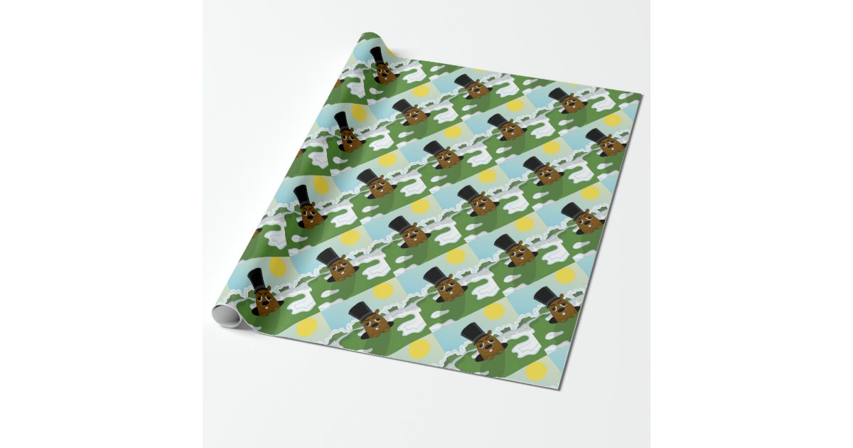 Groundhog Wrapping Paper | Zazzle