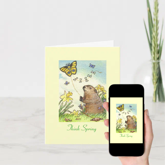Groundhog's day card | Zazzle