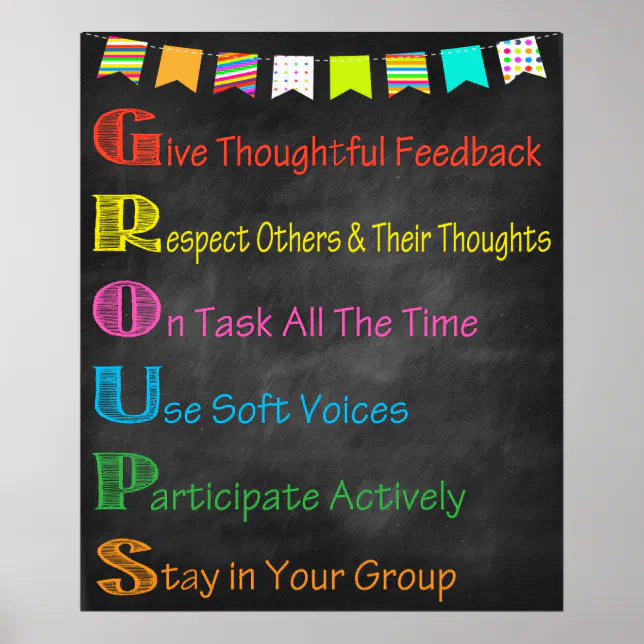 Group Classroom Poster | Zazzle