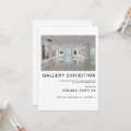 Group Gallery Exhibition Invitation Template | Zazzle
