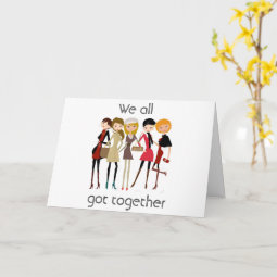 *GROUP* GETS TOGETHER TO SAY "GET WELL SOON" CARD | Zazzle