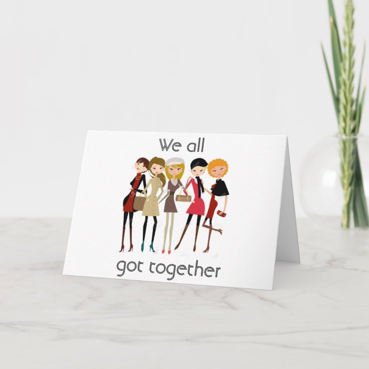 *GROUP* GETS TOGETHER TO SAY "GET WELL SOON" CARD | Zazzle