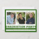 Group Graduation Party 3 Photos Green Invitation | Zazzle