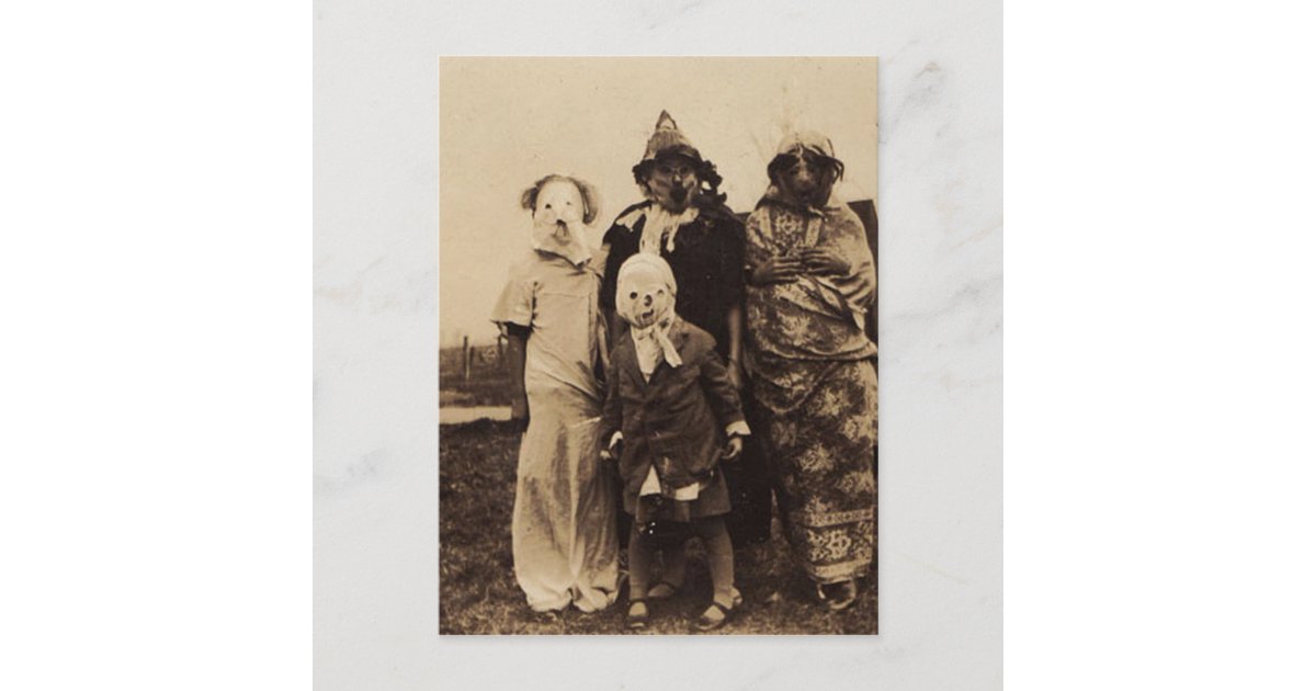 Group of Creepy Postcard | Zazzle