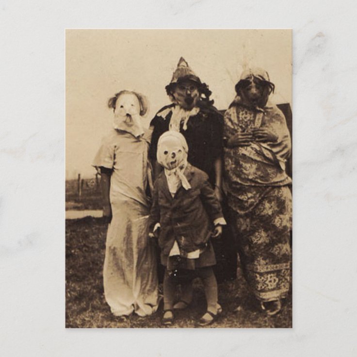 Group of Creepy Postcard | Zazzle