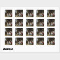 Group Portrait of the Colmore Family Square Sticker | Zazzle