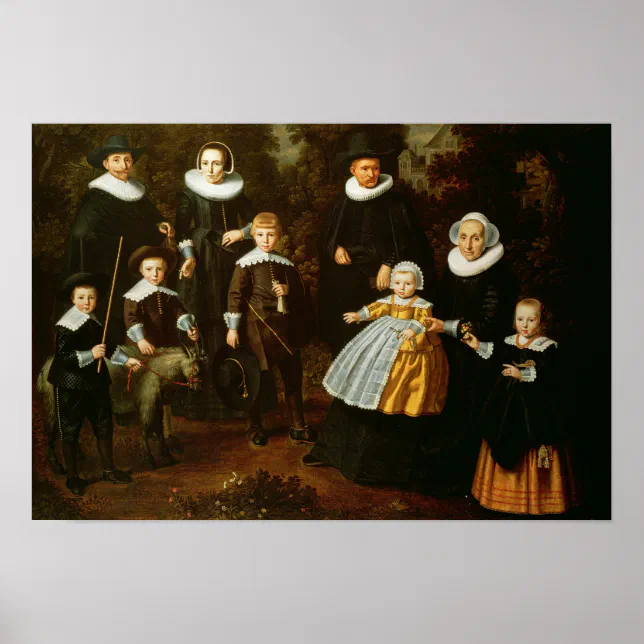 Group portrait of three generations of a poster | Zazzle