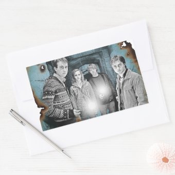 Group Shot 1 Rectangular Sticker | Zazzle