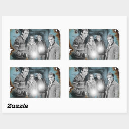 Group Shot 1 Rectangular Sticker | Zazzle