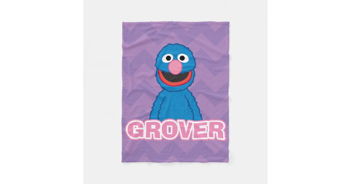 Grover Classic Style Fleece Blanket | Zazzle