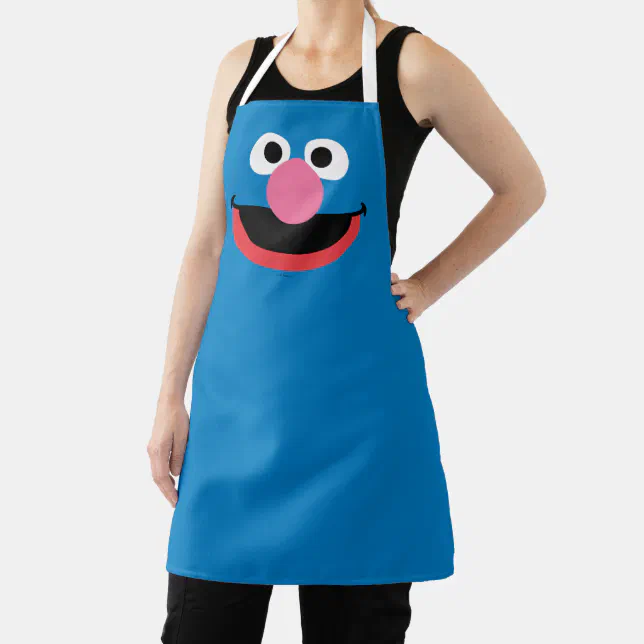 Grover Face Art Apron | Zazzle