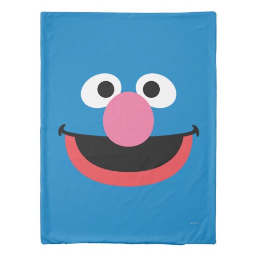 Grover Face Art Duvet Cover | Zazzle