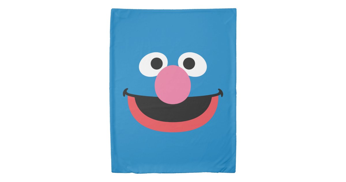 Grover Face Art Duvet Cover | Zazzle
