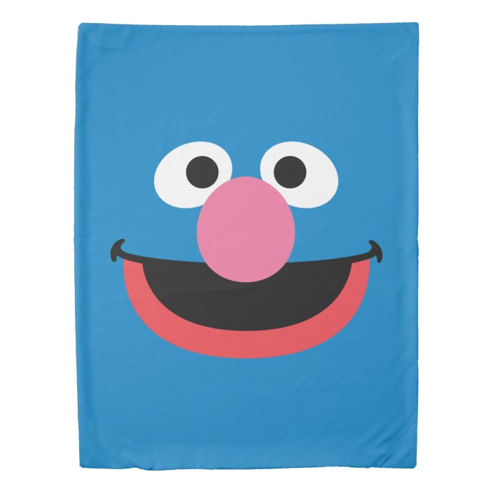 Grover Face Art Duvet Cover | Zazzle.com