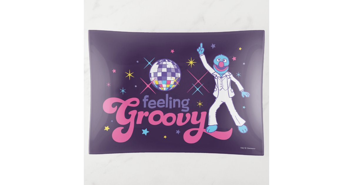 Grover | Feeling Groovy Trinket Tray | Zazzle