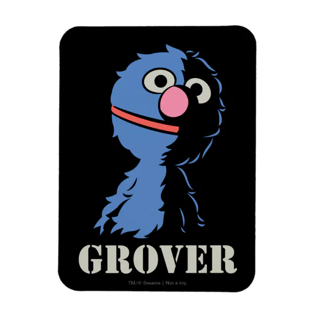 Grover Half Magnet | Zazzle