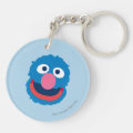 Grover Head Keychain | Zazzle