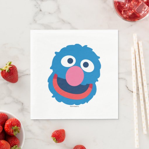 Grover Head Napkins | Zazzle