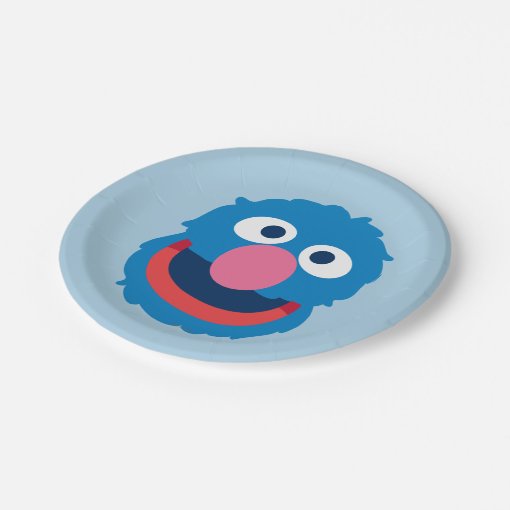 Grover Head Paper Plates | Zazzle