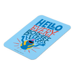 Grover Hello Magnet | Zazzle
