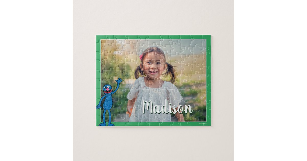 Grover Personalized Photo Jigsaw Puzzle | Zazzle