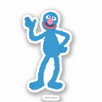 Grover Standing Sticker | Zazzle