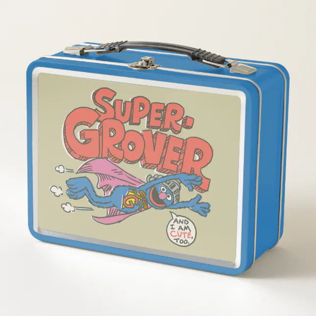 Grover Vintage Kids Metal Lunch Box | Zazzle