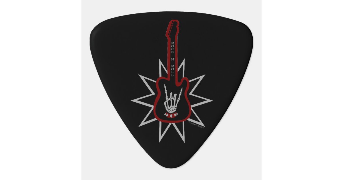 Groverallman Guitar Pick - Rock n' Roll | Zazzle