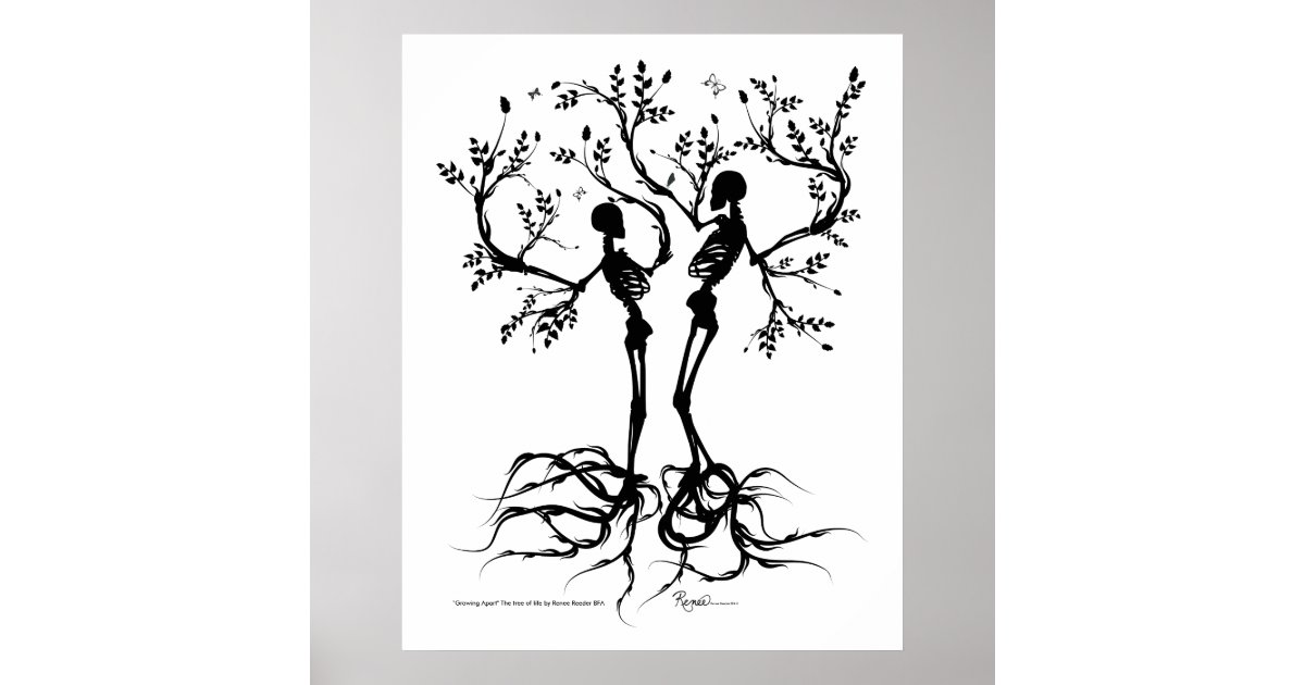 Growing Apart Poster | Zazzle