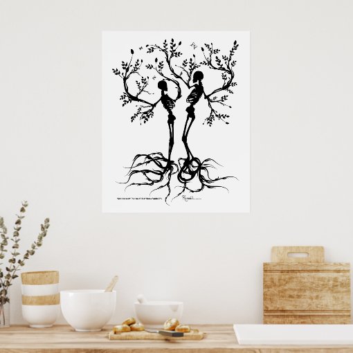 Growing Apart Poster | Zazzle