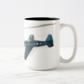 Grumman F6F-3 Hellcat Two-Tone Coffee Mug | Zazzle