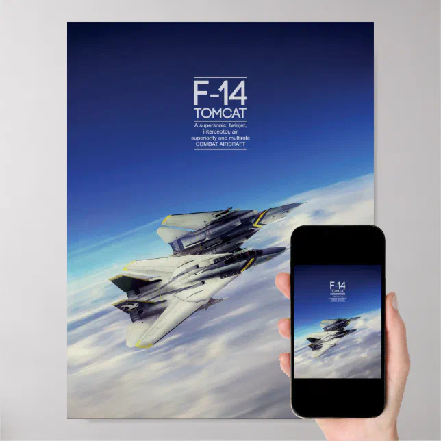 Grumman F-14 Tomcat poster | Zazzle