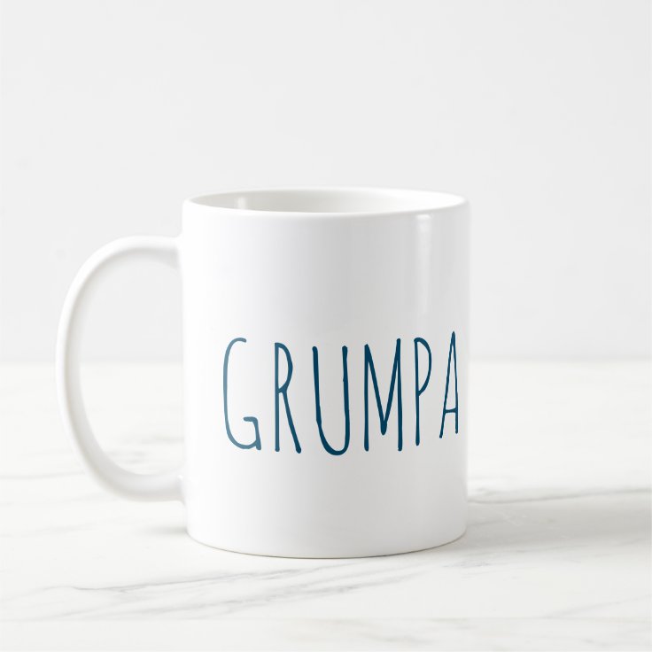 Grumpa Funny Novelty for Grumpy Grandpa Graphic Coffee Mug | Zazzle