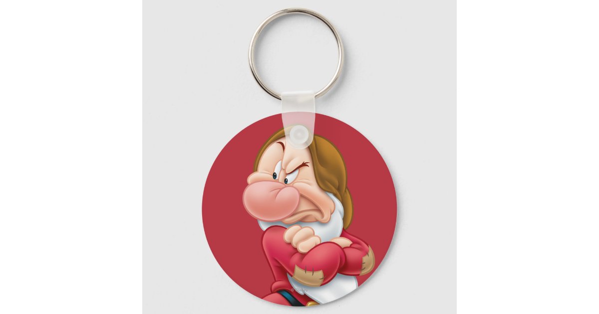 Grumpy 3 keychain | Zazzle