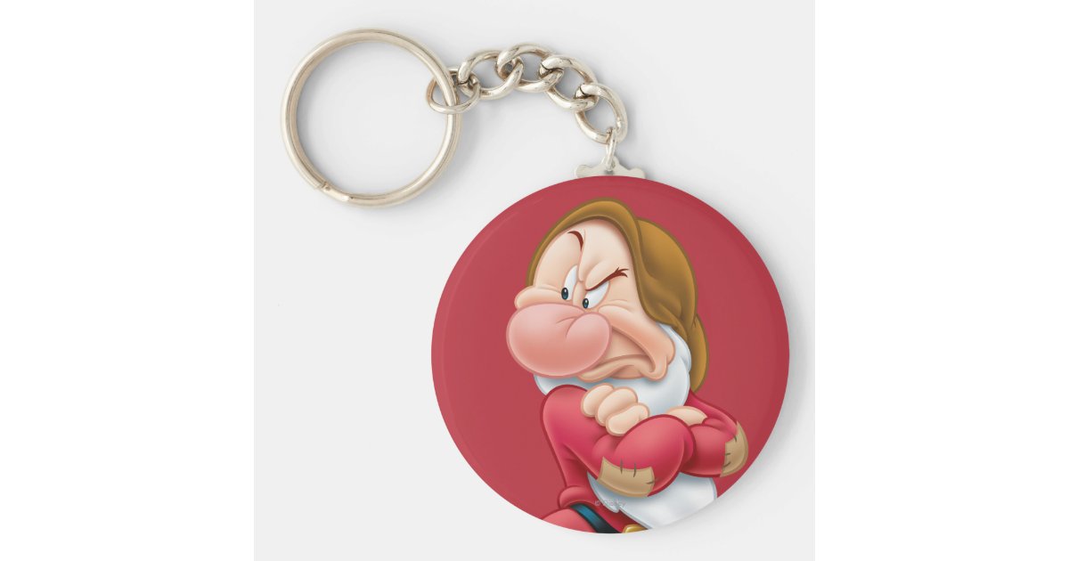 Grumpy 3 keychain | Zazzle.com