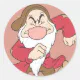 Grumpy 6 classic round sticker | Zazzle