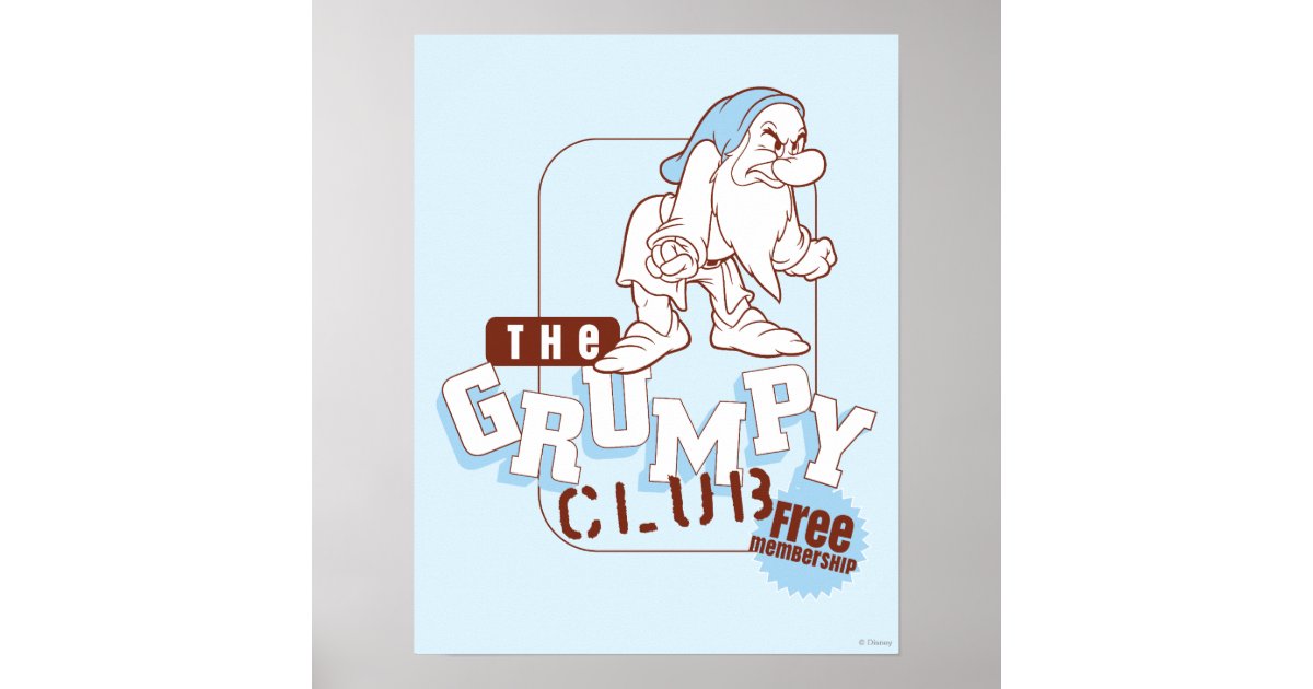 Grumpy 7 poster | Zazzle
