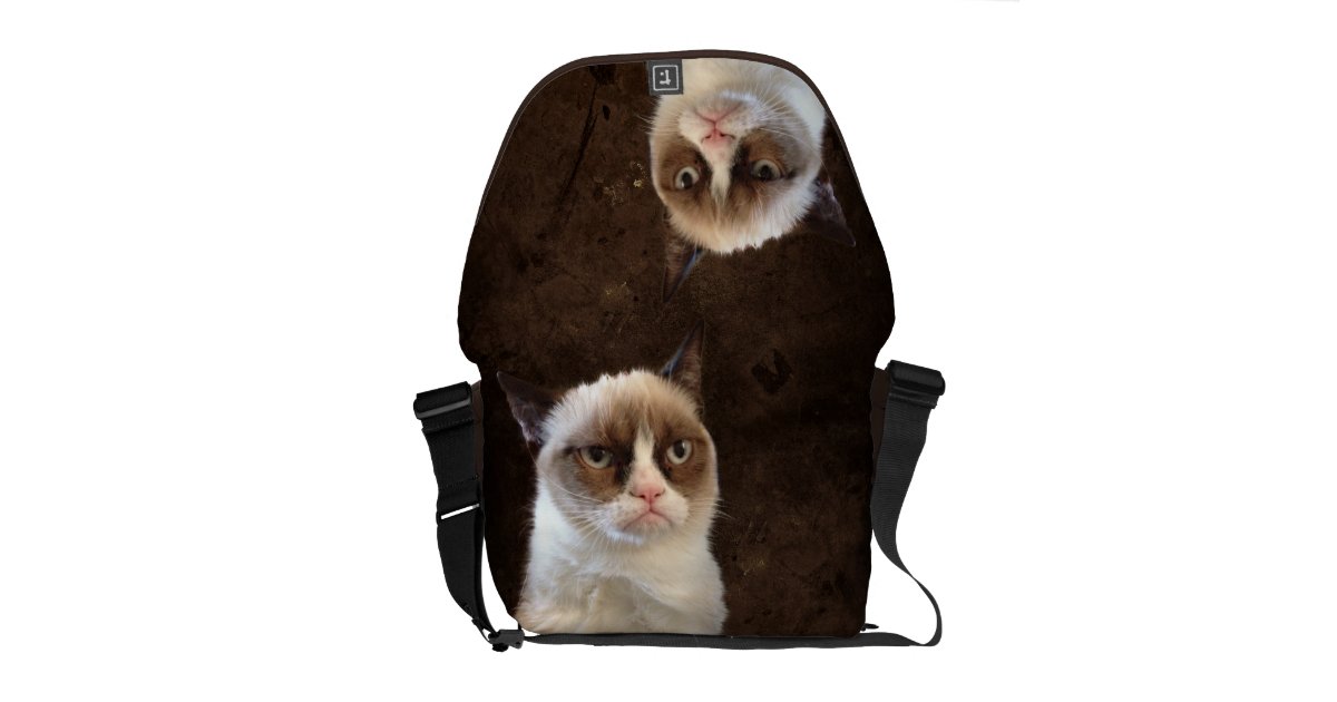 Grumpy Cat Classic Messenger Bag | Zazzle