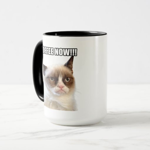 Grumpy Cat™ COFFEE NOW!!! Mug | Zazzle